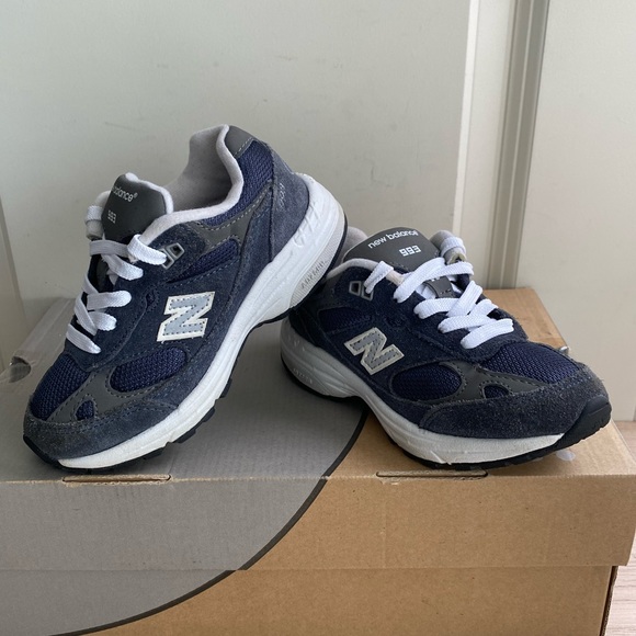 New Balance | Shoes | Rare New Balance 993 Navy White Grey Kids ...